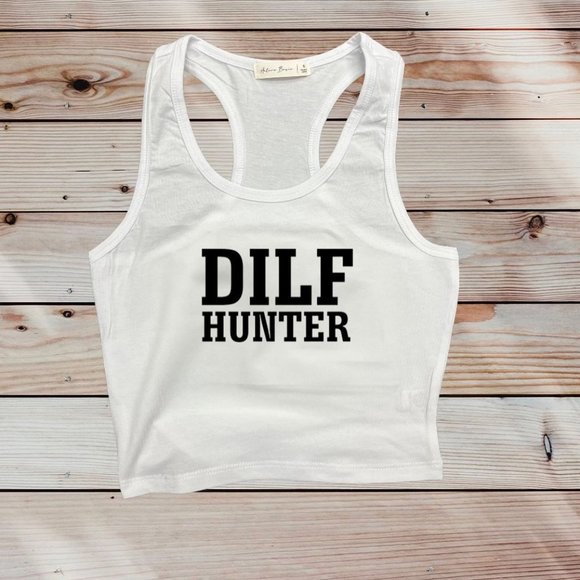Tops | Dilf Hunter Tank Top | Poshmark
